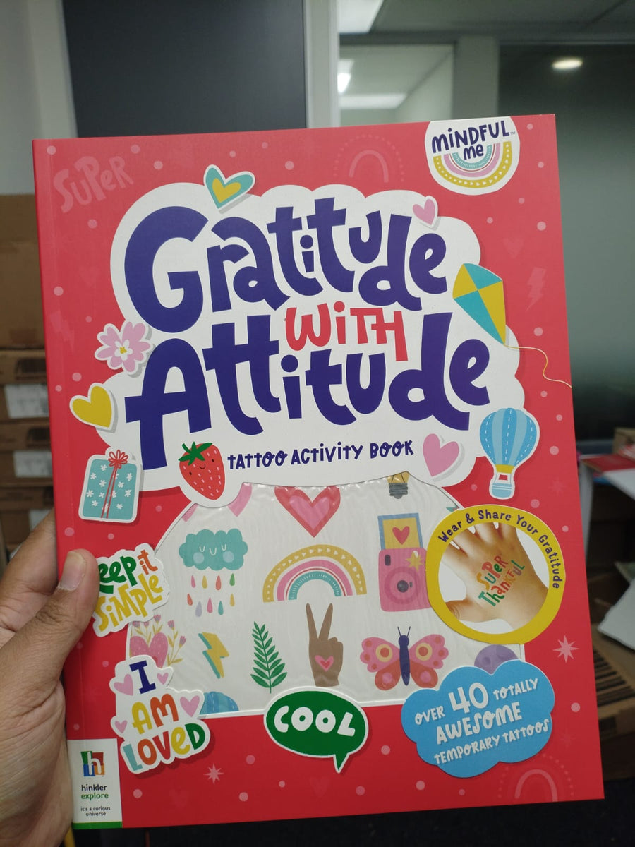 MINDFUL ME: GRATITUDE WITH ATTITUDE TATTOO ACTIVITY BOOK – Ethnikids
